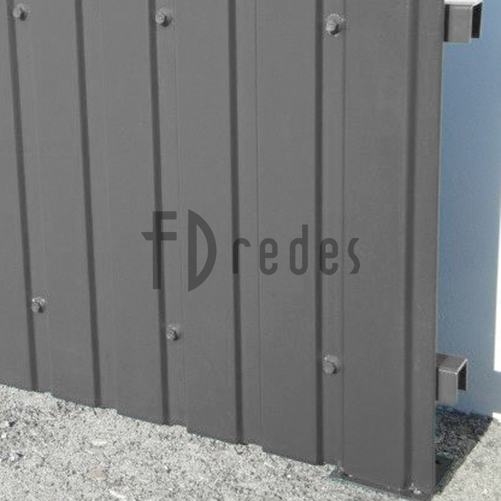 Chapa Perfilada FD Redes Chapa Perfilada Lacada Cinza